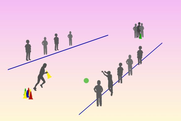 Dodgeball ‘Run the Gauntlet’ – Fun and Games .org